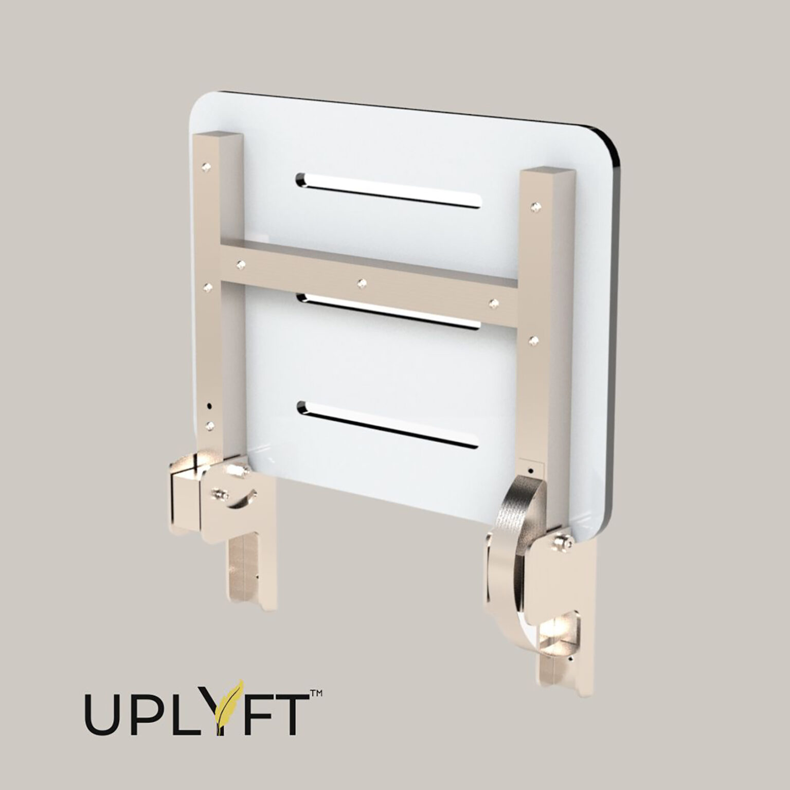 Uplyft Rectangle Wall Mount Shower Seat | CSI Bathware
