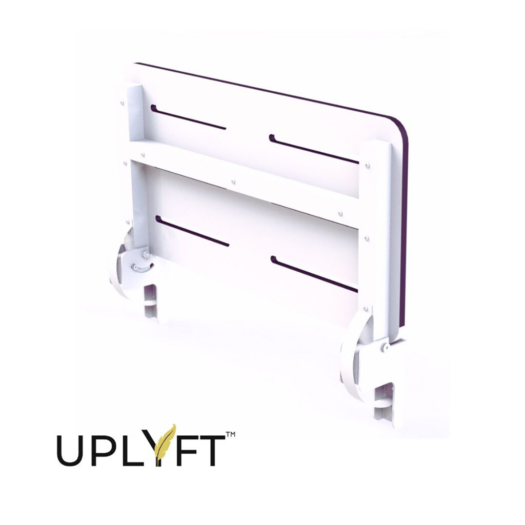 Uplyft Rectangle Wall Mount Shower Seat | CSI Bathware