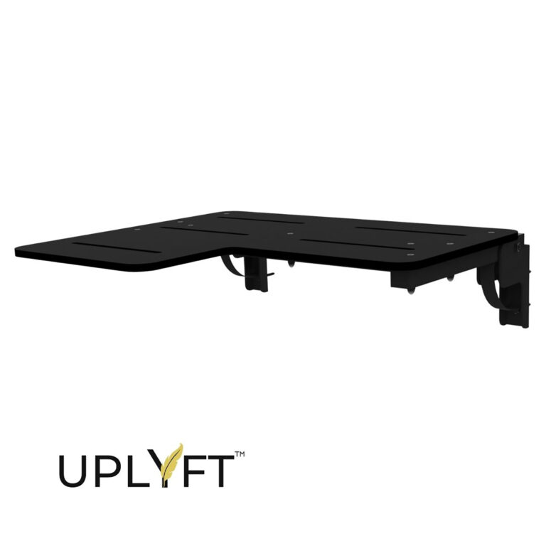 Uplyft L-Shaped Wall Mount Shower Seat | CSI Bathware